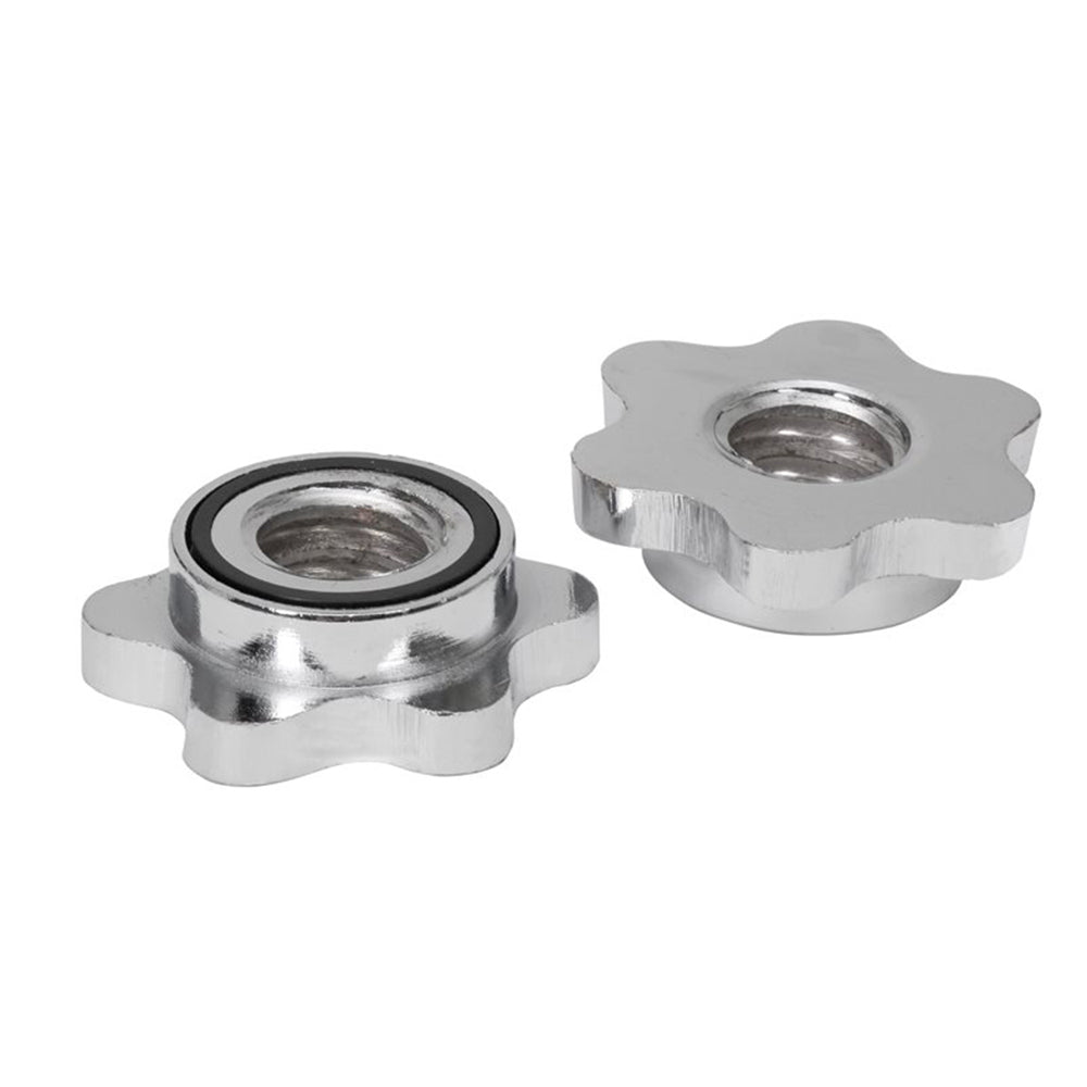 Spin Lock Collar Set Pair – Secure Fit for 1" Standard Bars – Delta Fitness